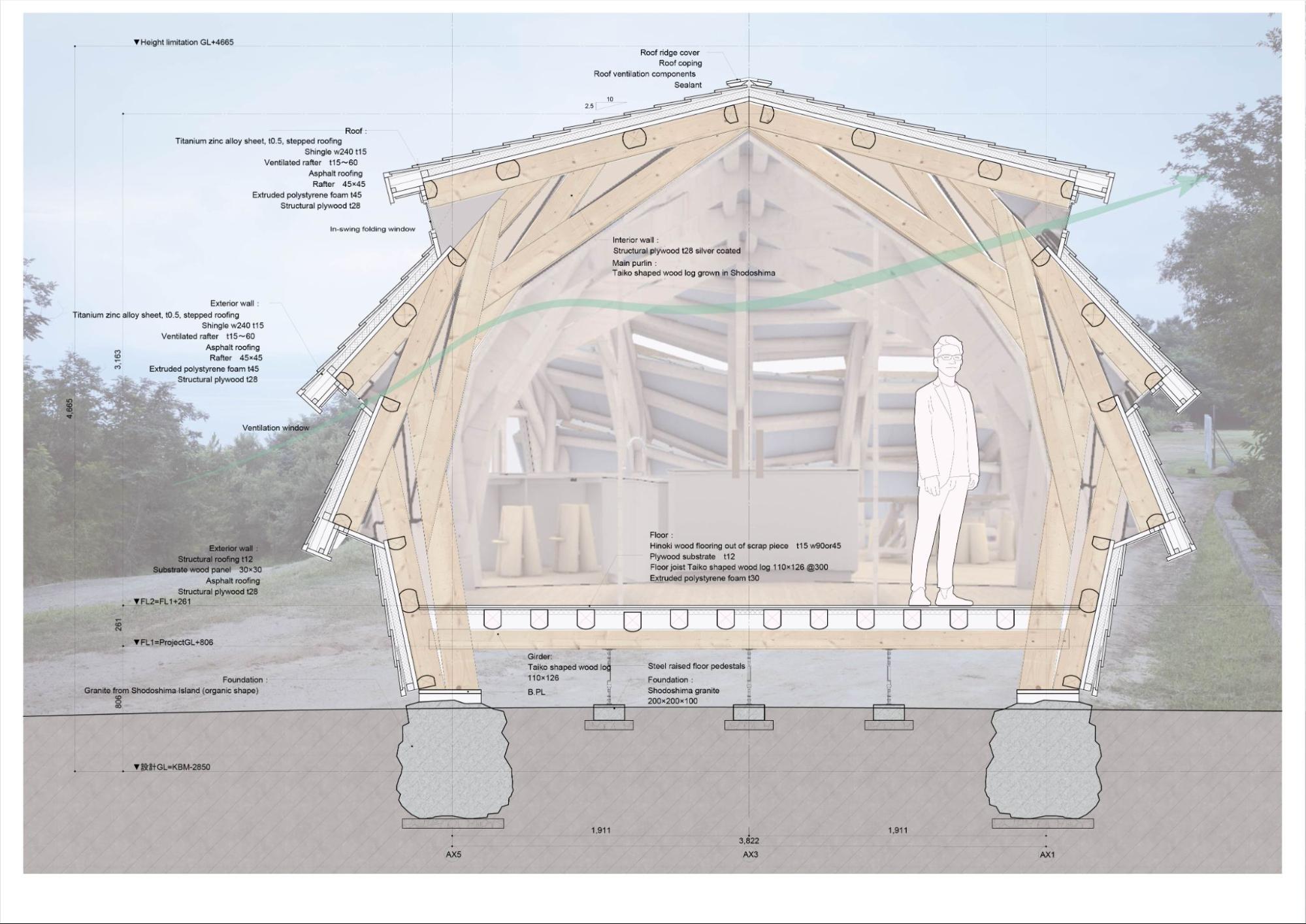 小豆島 The GATE LOUNGE – VUILD ARCHITECTS